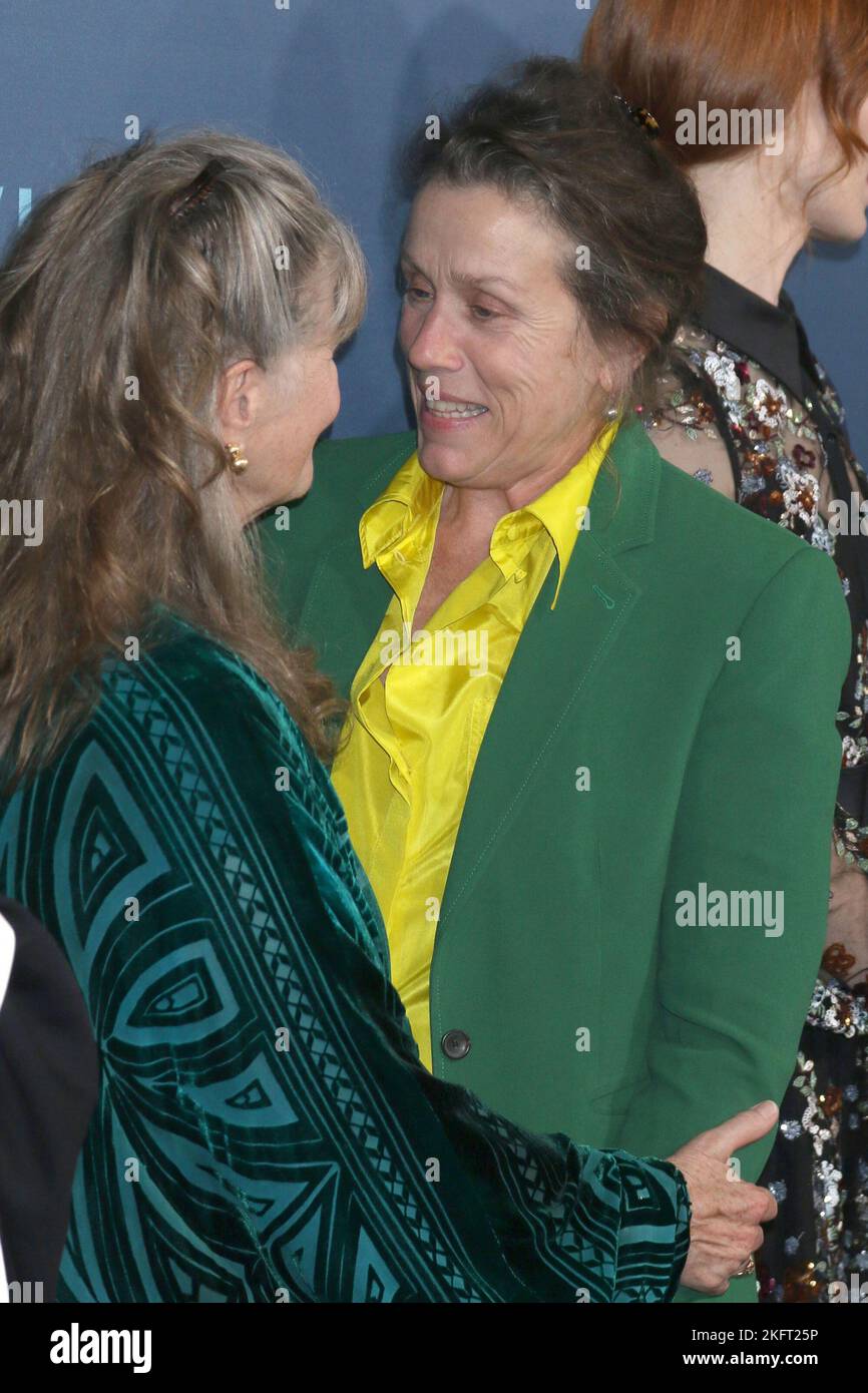 LOS ANGELES - NOV 17: Judith Ivey, Frances McDormand at the Women ...
