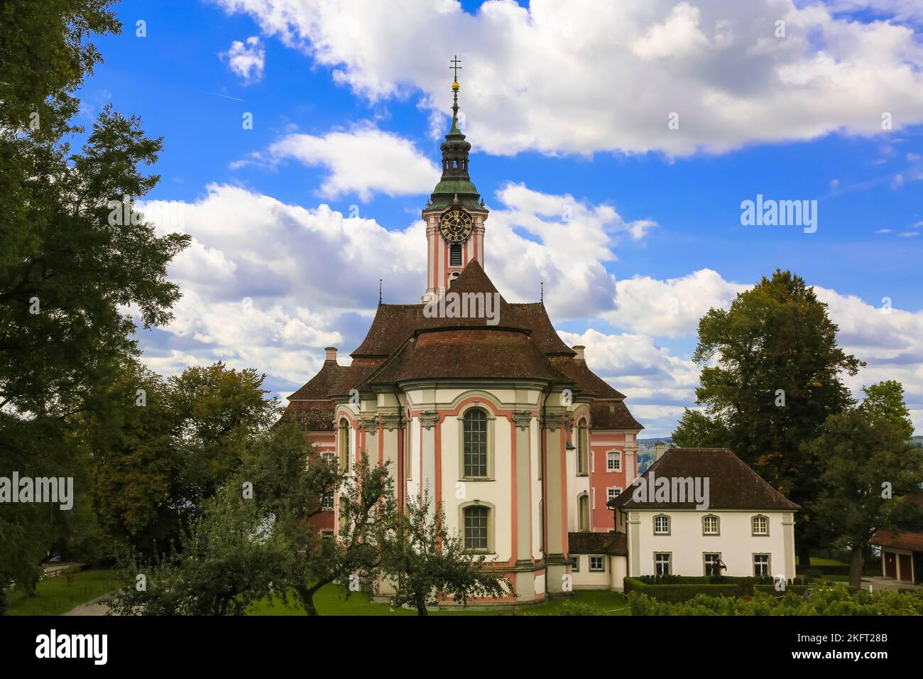 Basilica Birnau, Church of St. Mary, baroque pilgrimage church on the ...