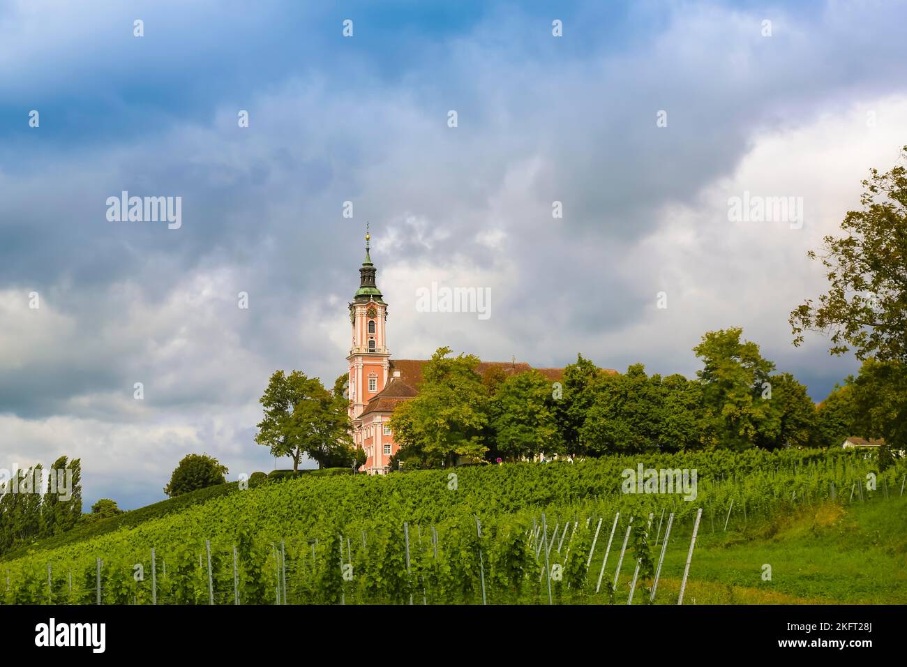 Basilica Birnau, Church of St. Mary, baroque pilgrimage church on the ...