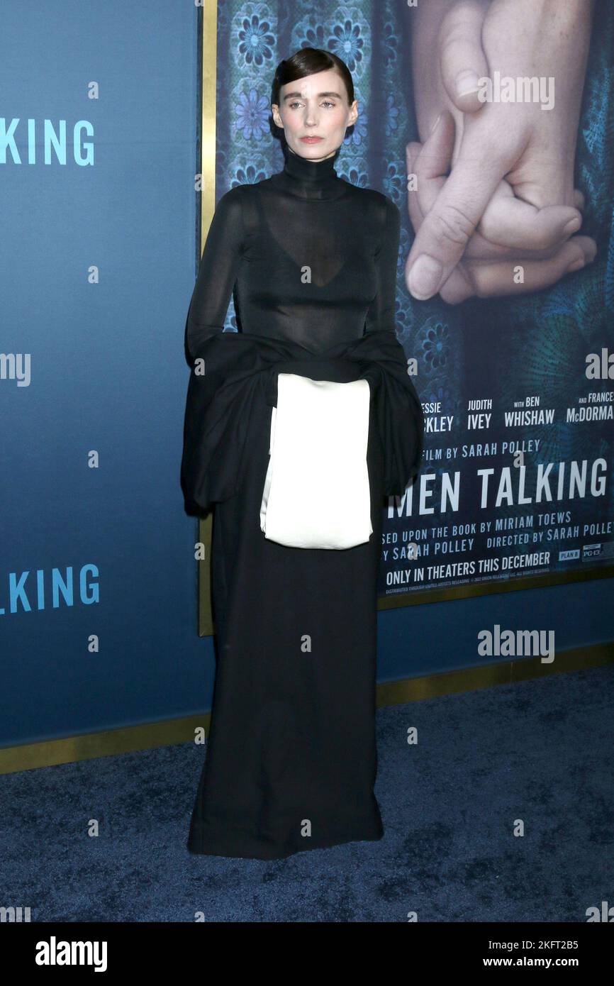 LOS ANGELES - NOV 17: Rooney Mara at the Women Talking Premiere at ...