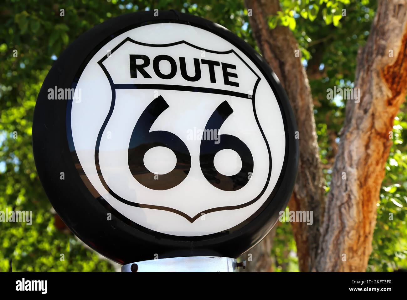 Sign at the Hackberry General Store on historic Route 66. Kingman ...