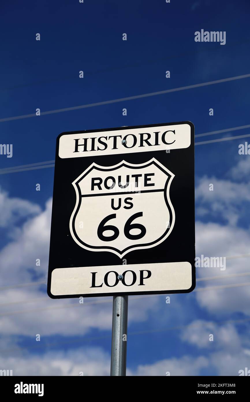 Sign in Seligman on historic Route 66 in the Wild West. Seligman ...