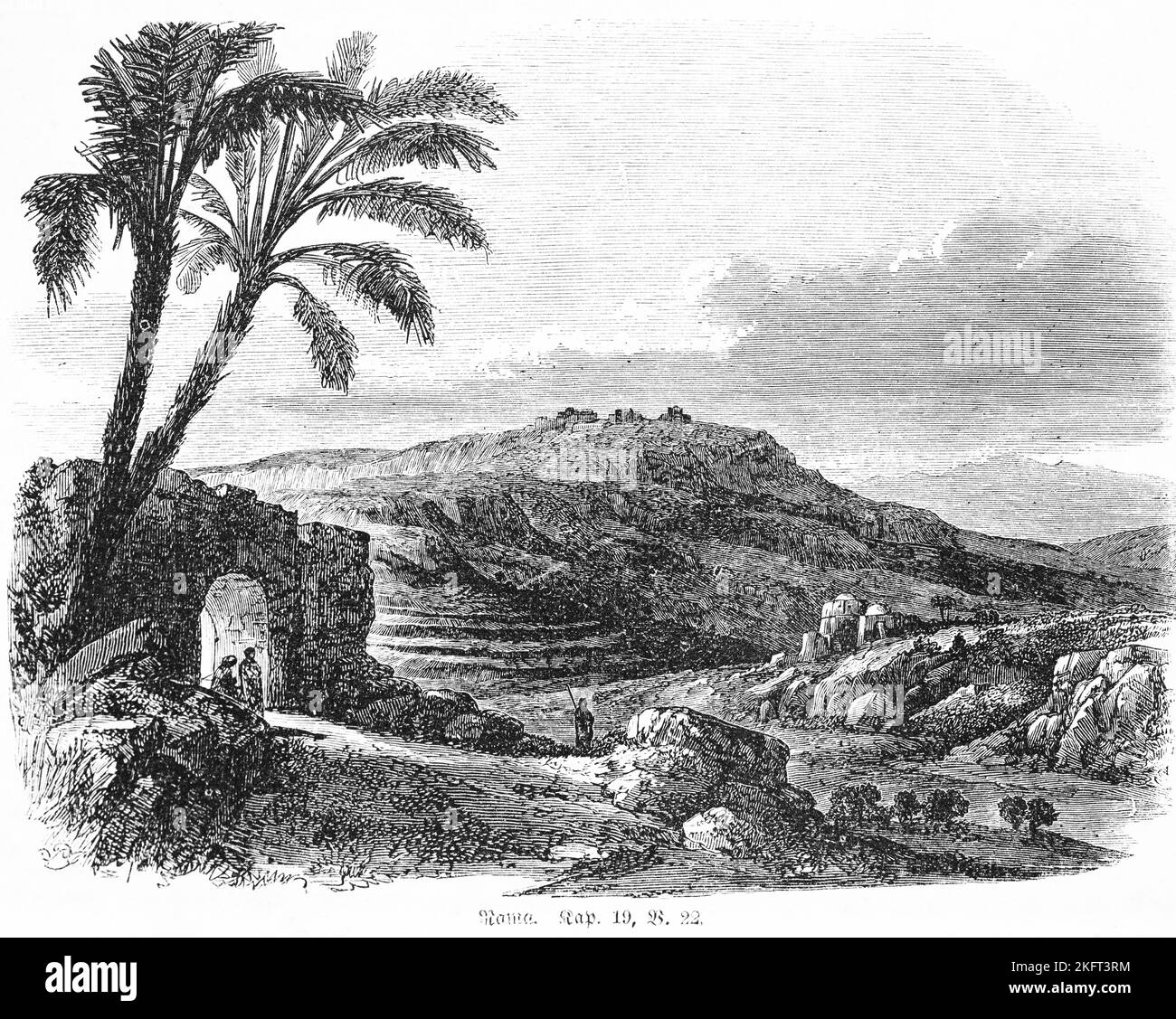 Nama, well, Seku, Samuel, David, Najoth, landscape, mountains, Plamen ...