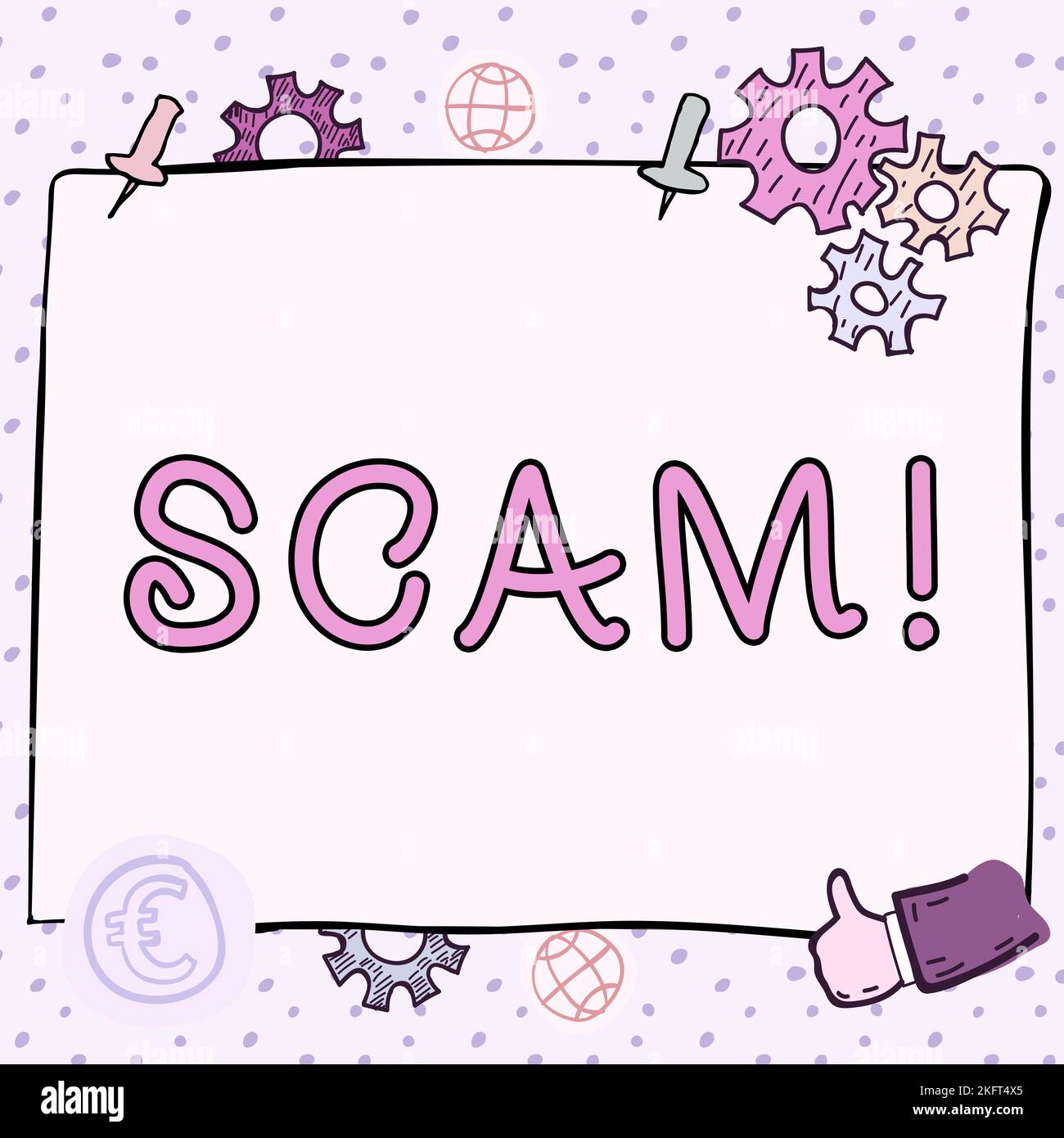 Inspiration showing sign Scam. Word for dishonest scheme Fraud Stealing ...