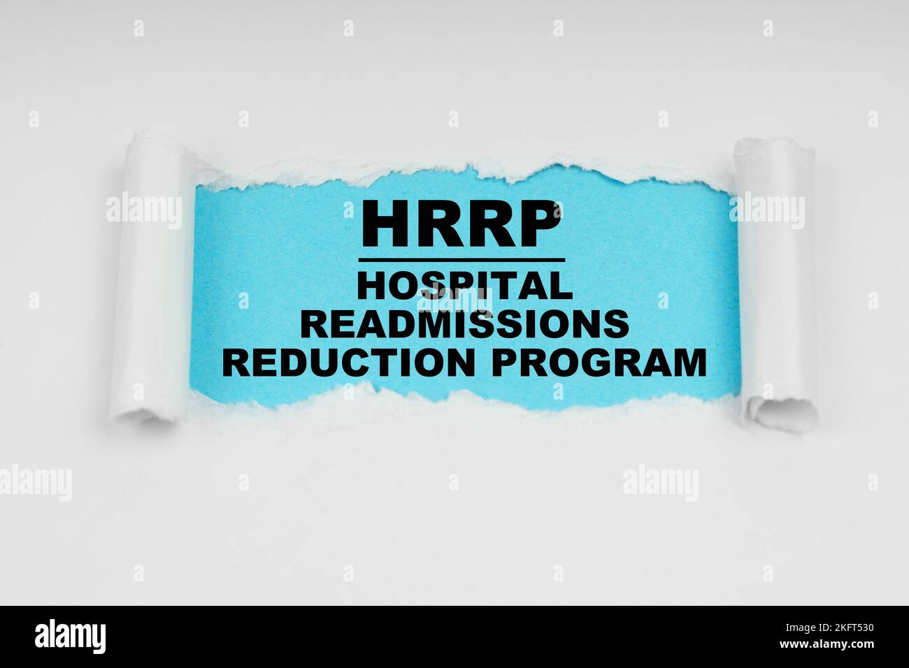 Medical concept. In the middle of a white sheet in space on a blue ...