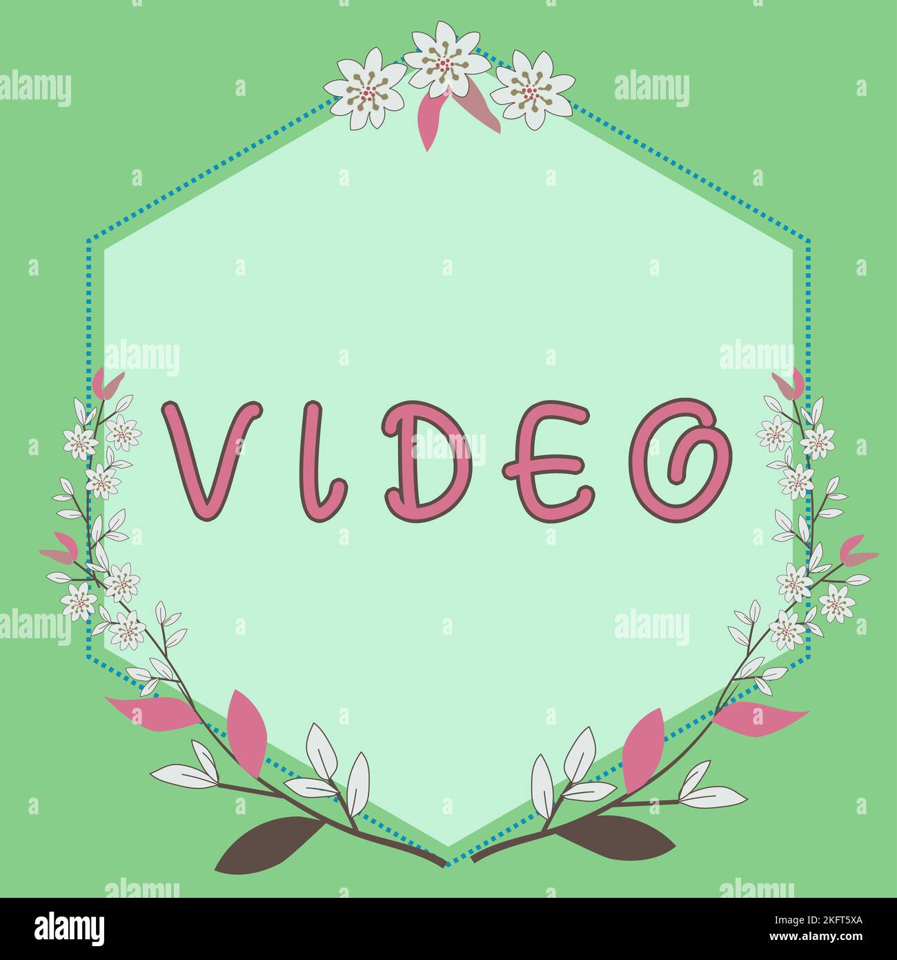 Conceptual display Video. Business idea recording reproducing or ...