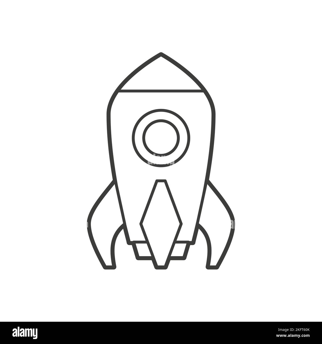 Rocket coloring page for preschool hi-res stock photography and images ...