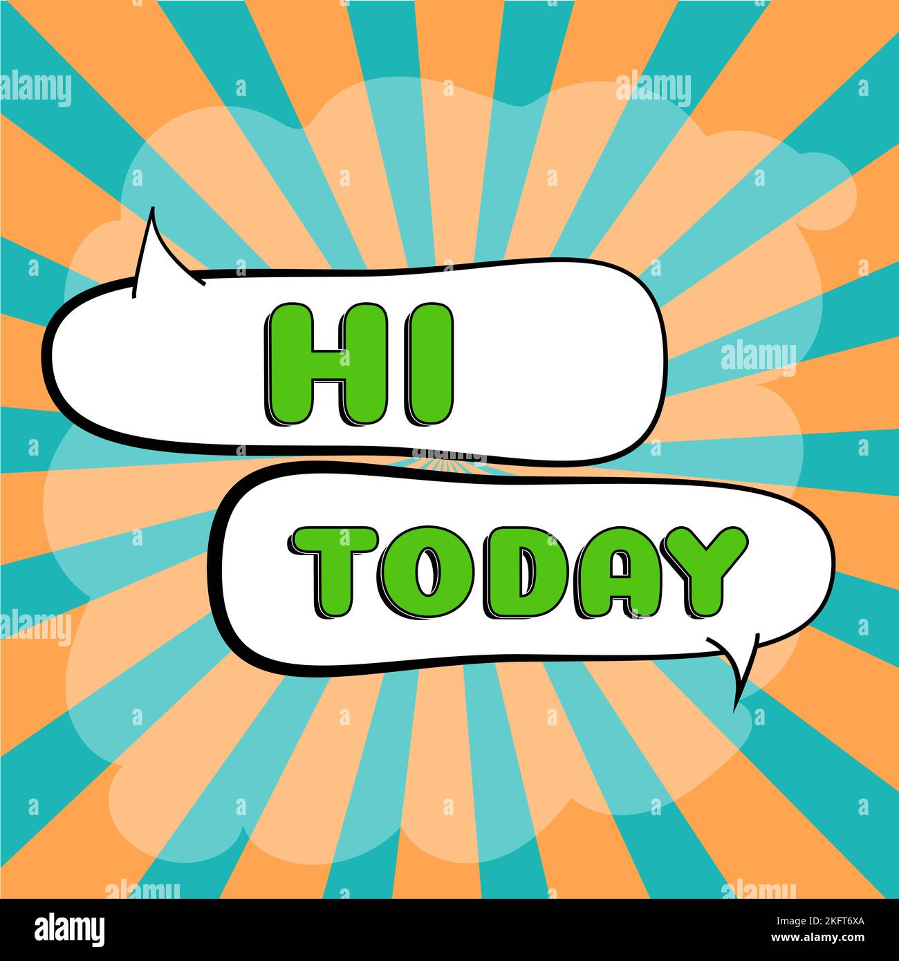 Text sign showing Hi. Business approach used as a greeting or to begin ...