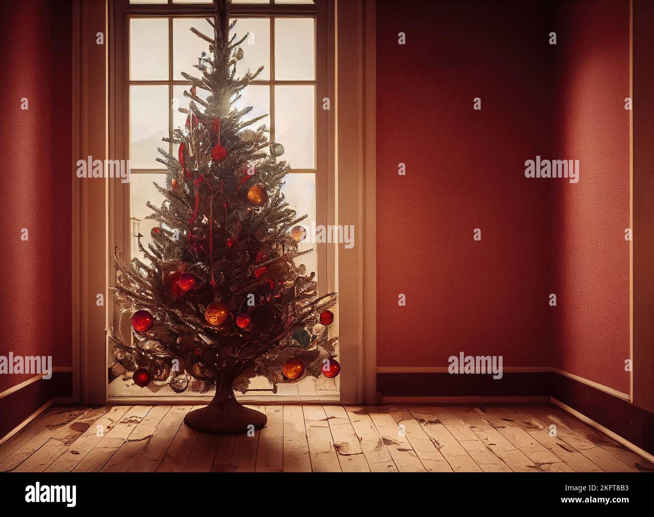 Christmas tree light next to ornament hi-res stock photography and ...