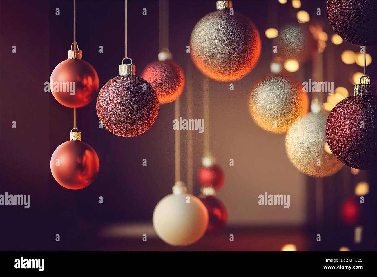 Golden balls in front hi-res stock photography and images - Alamy