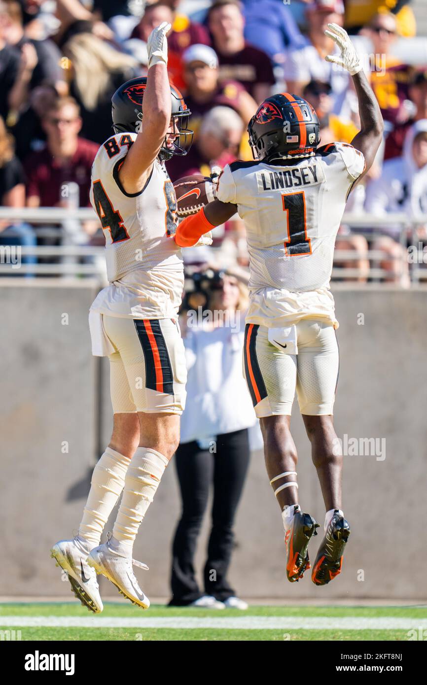 Tempe, United States. 19th Nov, 2022. Oregon State Beavers tight end ...