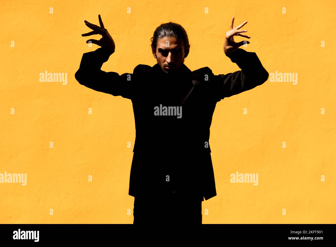 Man dancing alone in suit hi-res stock photography and images - Alamy