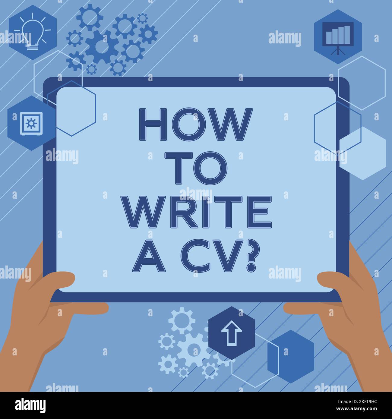 Handwriting text How To Write A Cv. Business showcase Recommendations ...