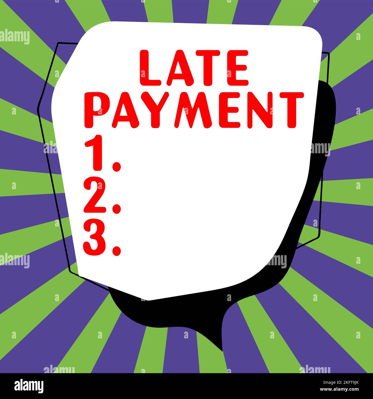 Inspiration showing sign Late Payment. Concept meaning payment made to ...