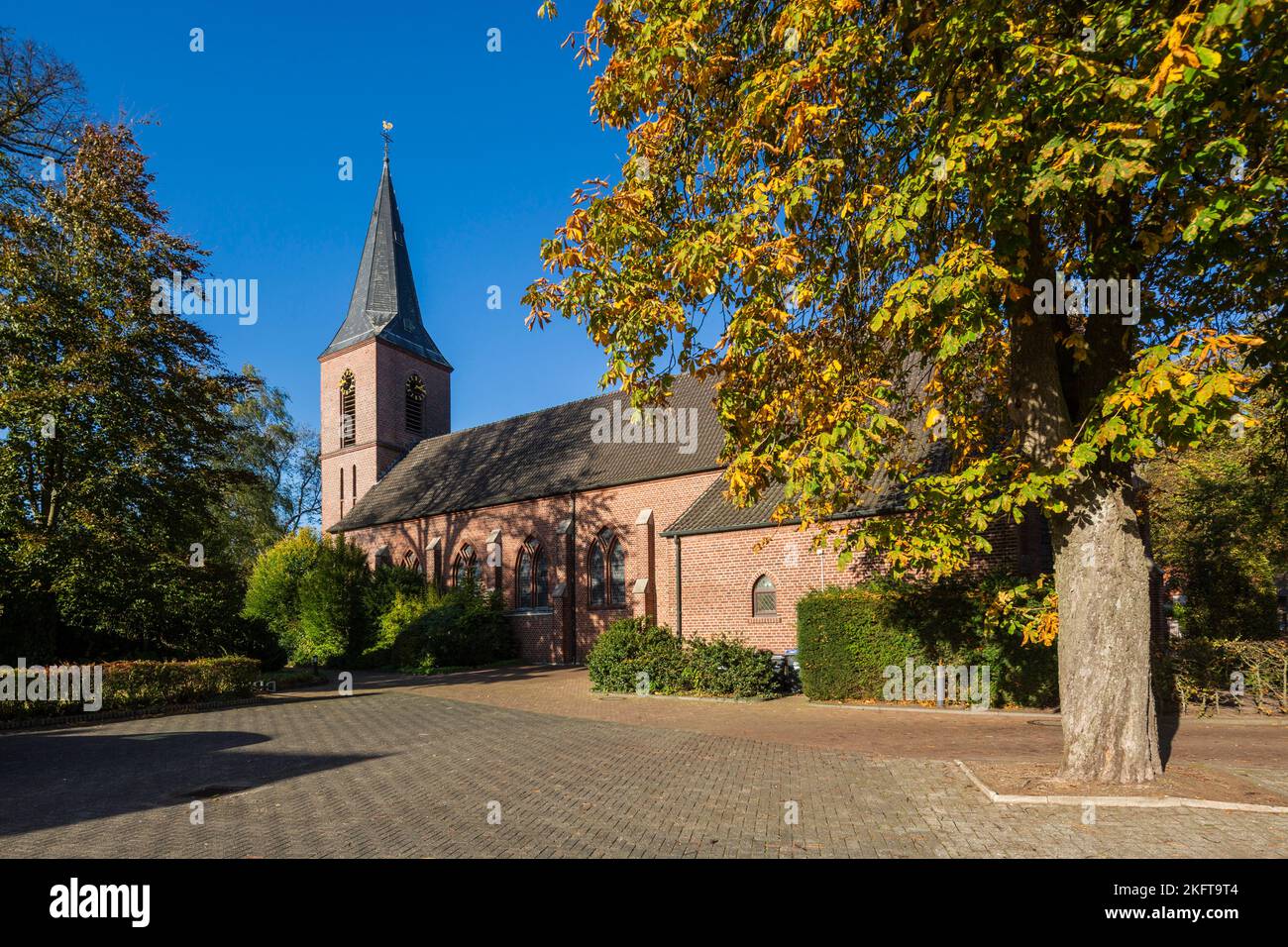 Germany, Vreden, Berkel, Westmuensterland, Muensterland, Westphalia ...
