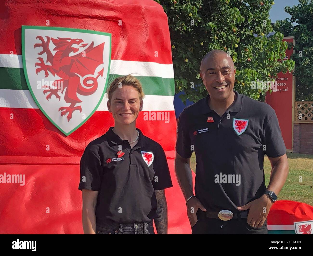 Welsh ambassadors, Wales football player Jess Fishlock and former ...