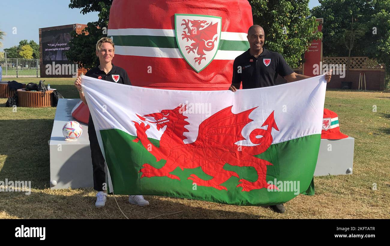 Welsh ambassadors, Wales football player Jess Fishlock and former ...