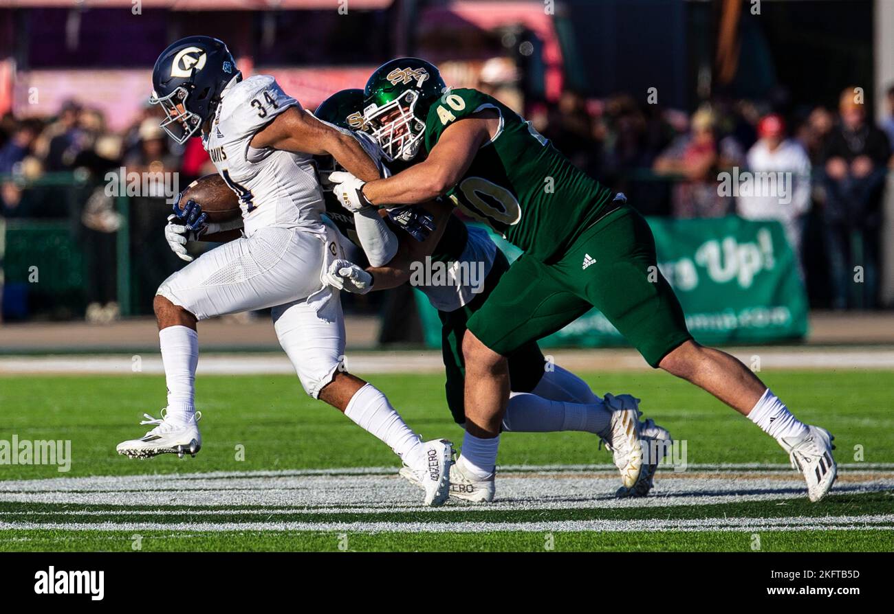 Hornet Stadium. 19th Nov, 2022. U.S.A. UC Davis running back Ulonzo ...