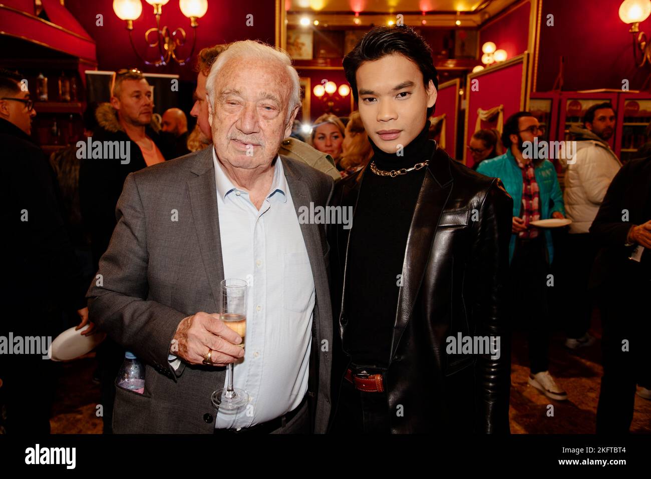 Paris, France. 18th Nov, 2022. Marcel Campion and Jeremy Bellet attend ...