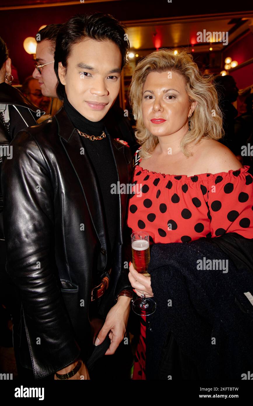 Paris, France. 18th Nov, 2022. Jeremy Bellet and Cindy Lopes attend ...