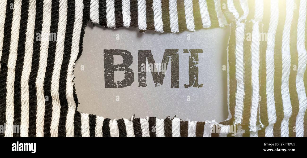 Conceptual caption Bmi. Concept meaning Method of estimating body fat ...