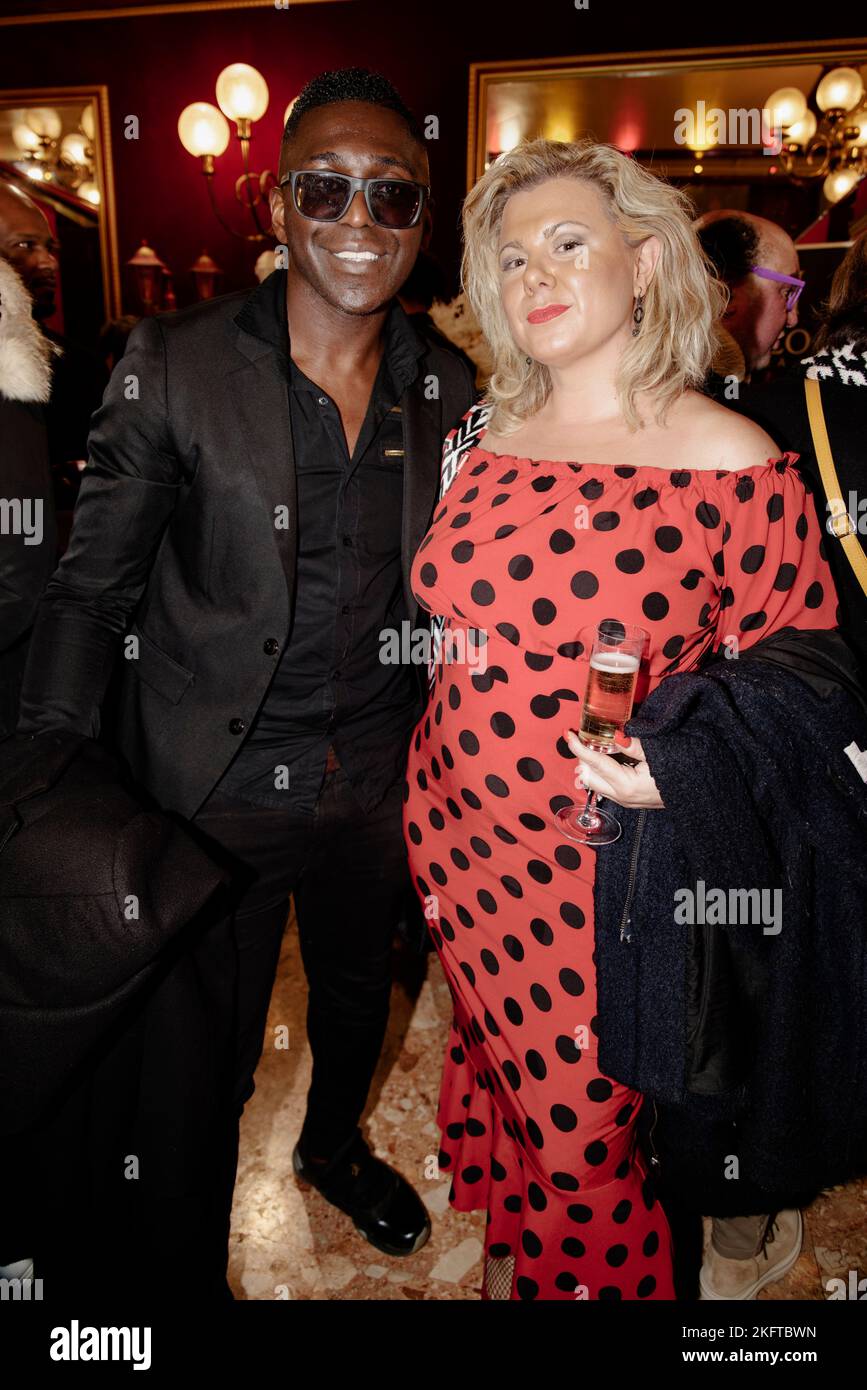 Paris, France. 18th Nov, 2022. Charlie Koissi and Cindy Lopes attend ...