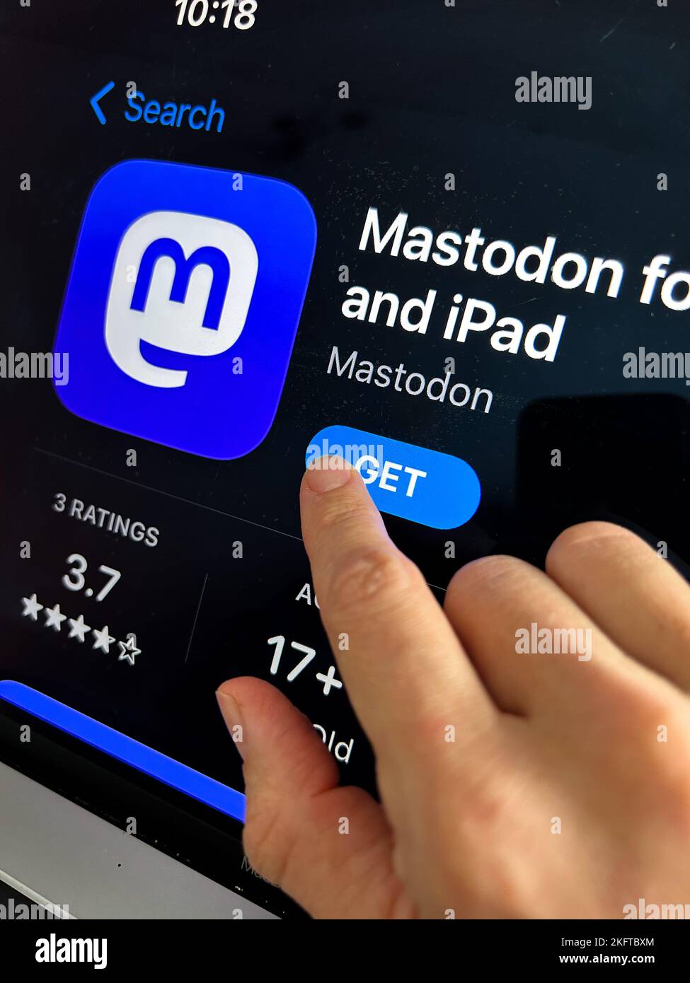 Mastodon logo hi-res stock photography and images - Alamy