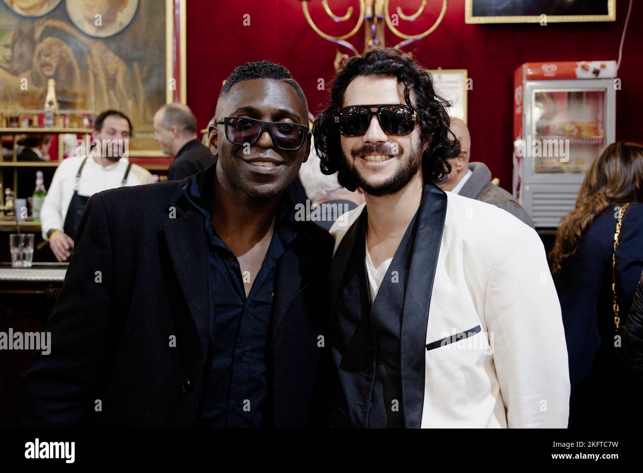 Paris, France. 18th Nov, 2022. Charlie Koissi and Enzo Malone attend ...