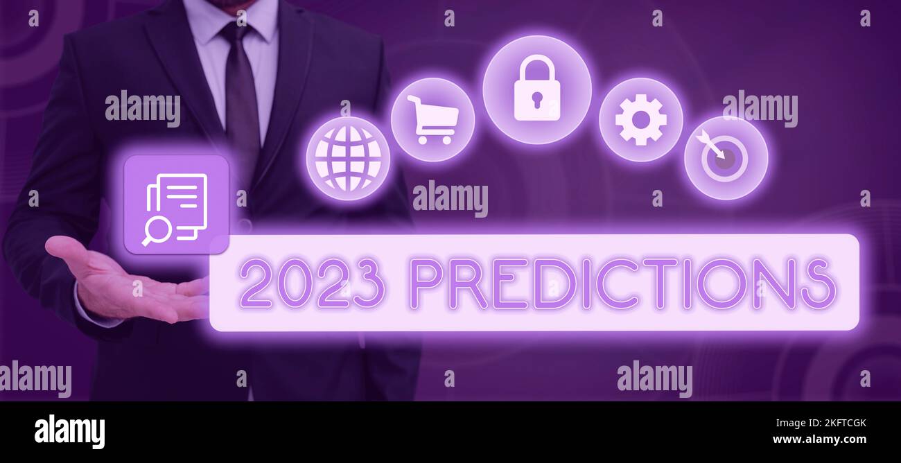 2023 predictions hi-res stock photography and images - Alamy
