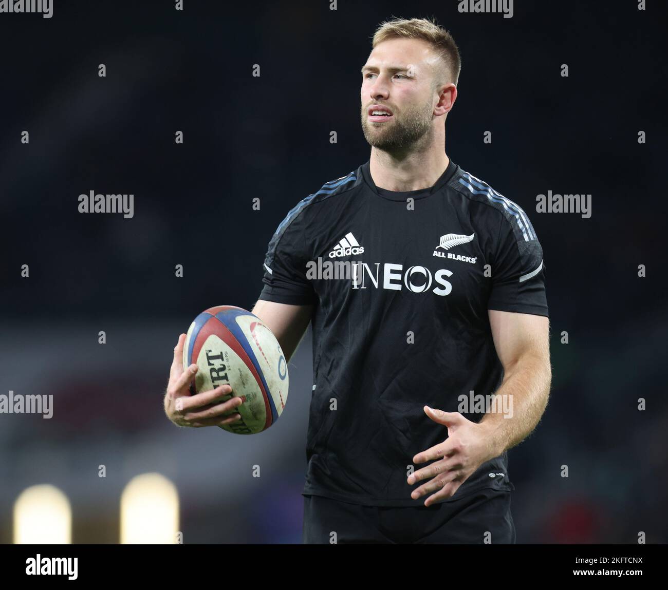 London ENGLAND - November 19: Beauden Barrett of New Zealand during ...