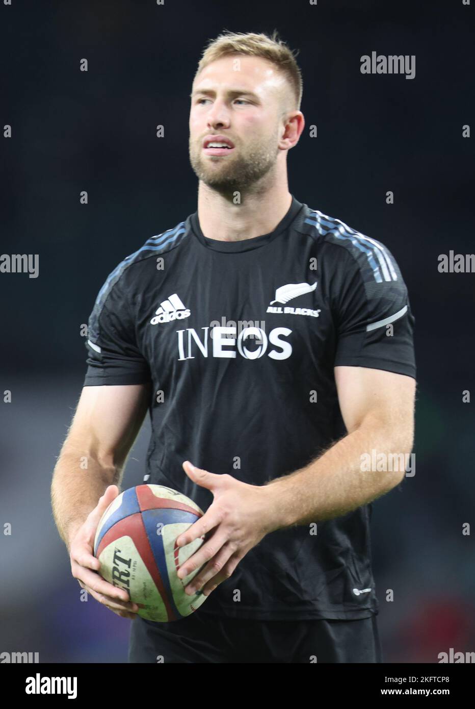 London ENGLAND - November 19: Beauden Barrett of New Zealand during ...