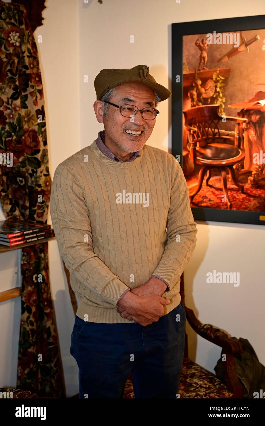 Hiroshi Kojima aka Keiun Naohiro beim Japan-Tag im Lausitz-Museum ...
