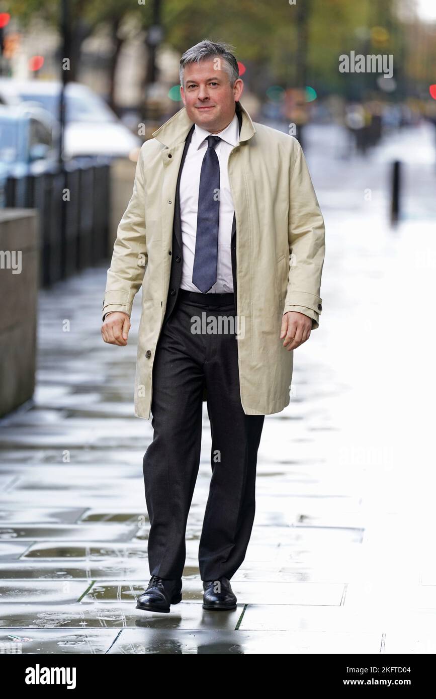 Shadow Health Secretary Jon Ashworth arrives at BBC Broadcasting House ...
