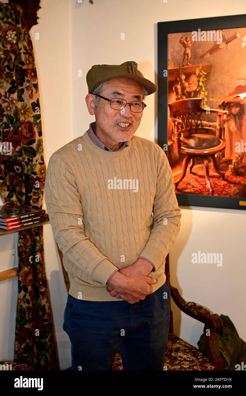 Hiroshi Kojima aka Keiun Naohiro beim Japan-Tag im Lausitz-Museum ...