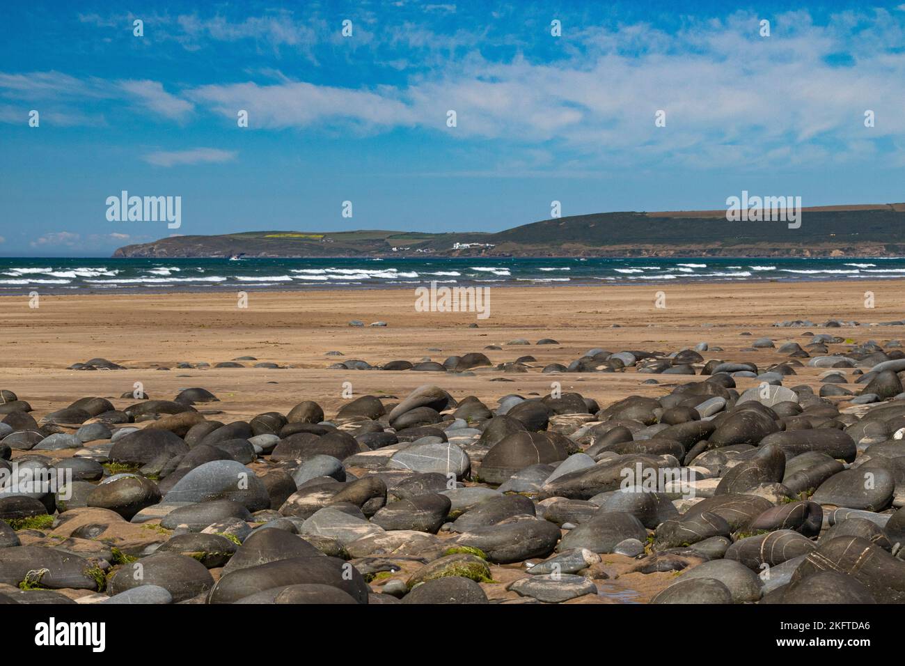 Beach View Looking Over Northam Beach & Taw Torridge Estuary To Saunton ...