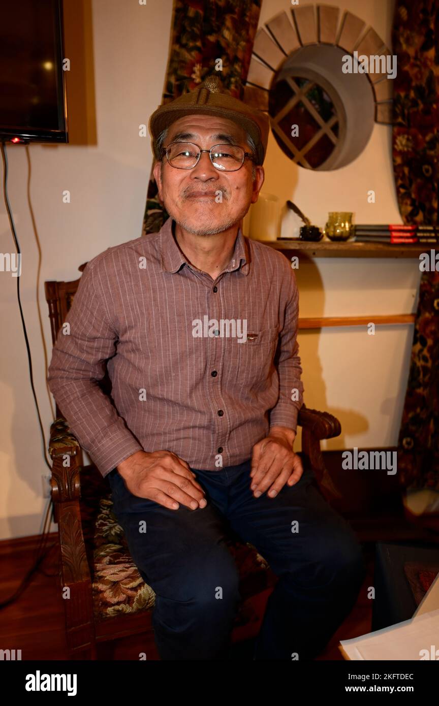 Hiroshi Kojima aka Keiun Naohiro beim Japan-Tag im Lausitz-Museum ...