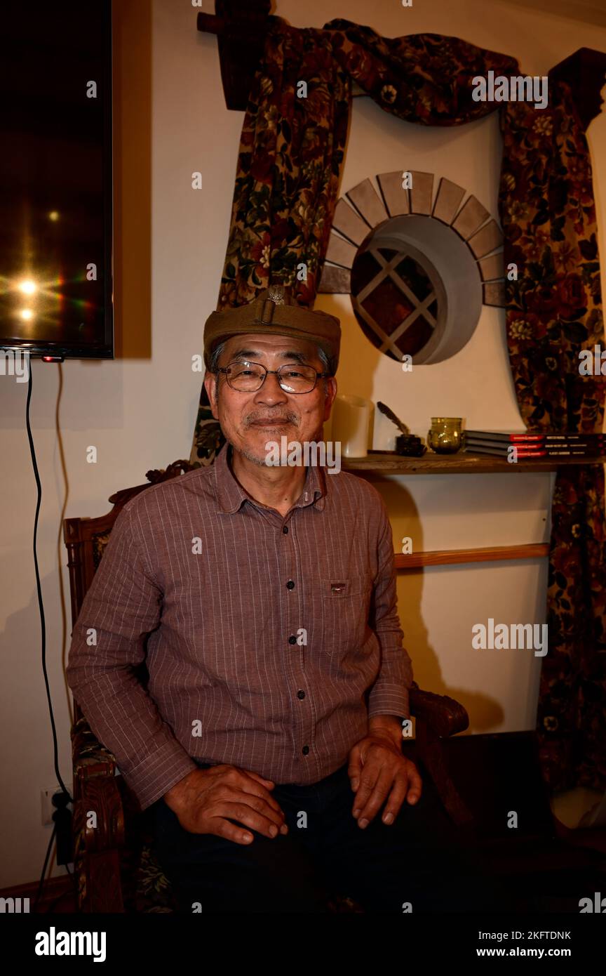 Hiroshi Kojima aka Keiun Naohiro beim Japan-Tag im Lausitz-Museum ...