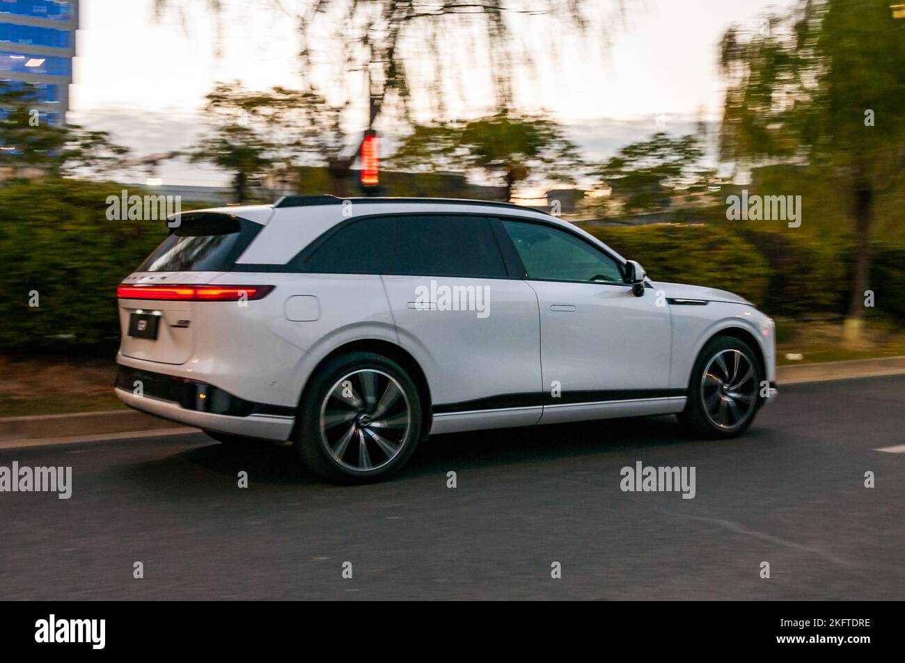 Long range 4WD performance version of the XPeng G9 electric SUV being ...