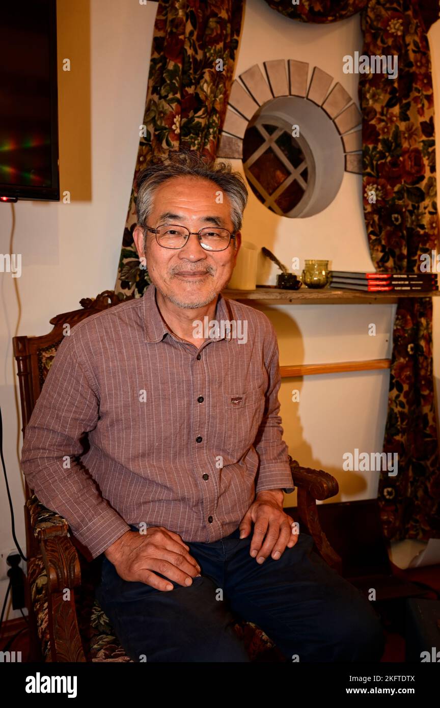Hiroshi Kojima aka Keiun Naohiro beim Japan-Tag im Lausitz-Museum ...