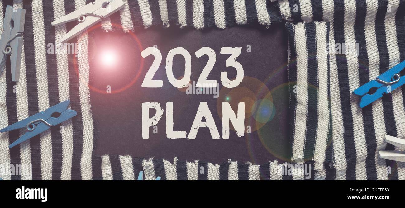 Handwriting text 2023 Plan. Internet Concept setting up your goals and ...