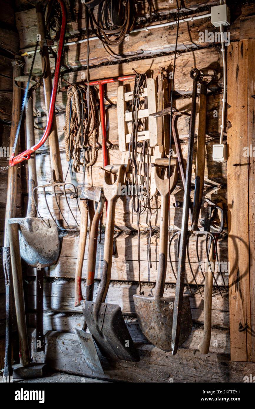 Ancient farming tools hi-res stock photography and images - Alamy