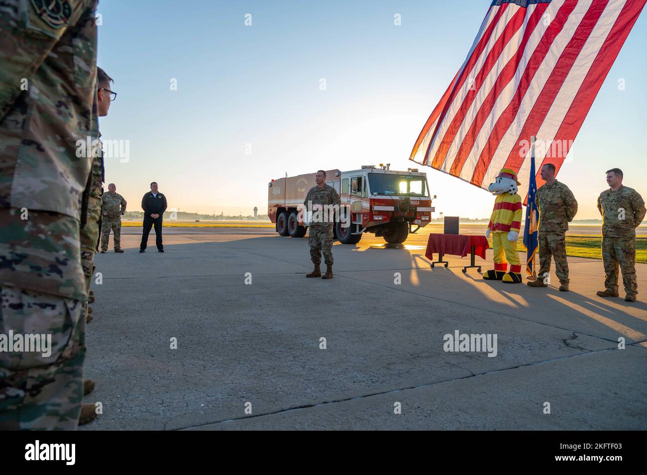 U.S. Air Force Col. Chris Robinson, Air Mobility Wing commander ...
