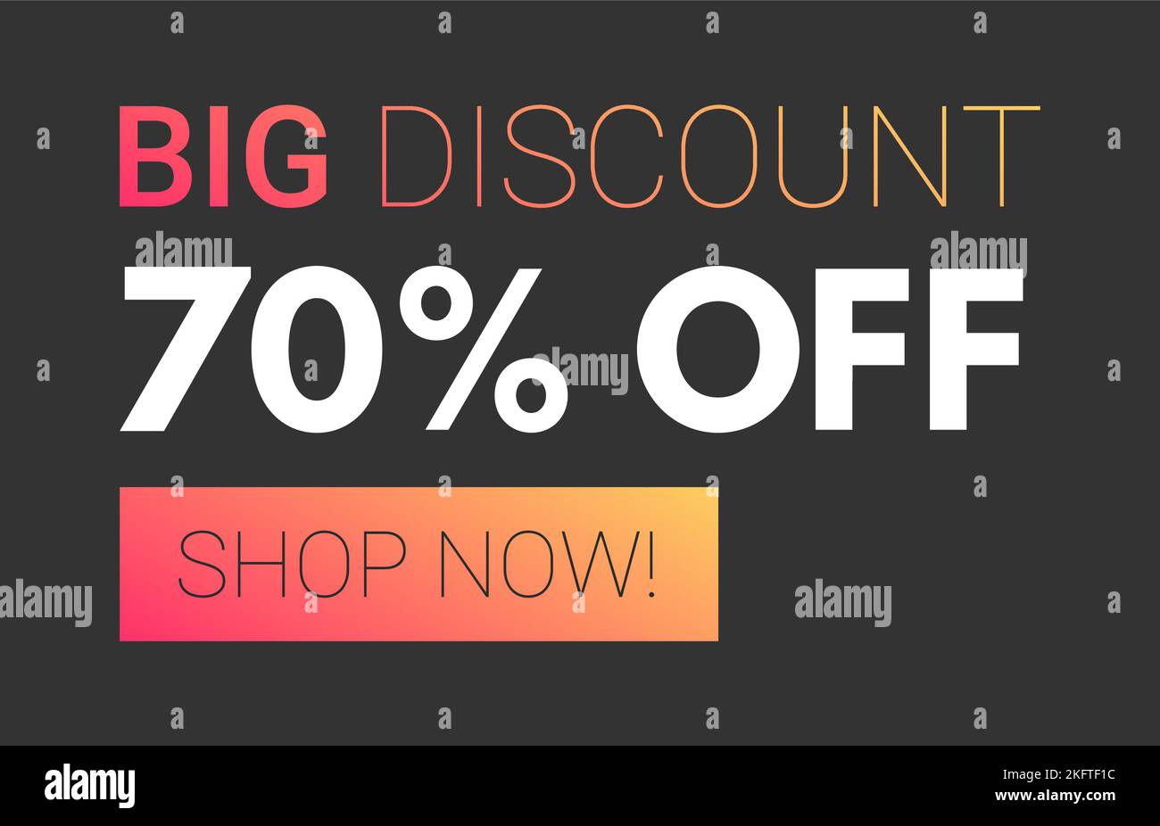 Percent off text on black Stock Vector Images - Alamy