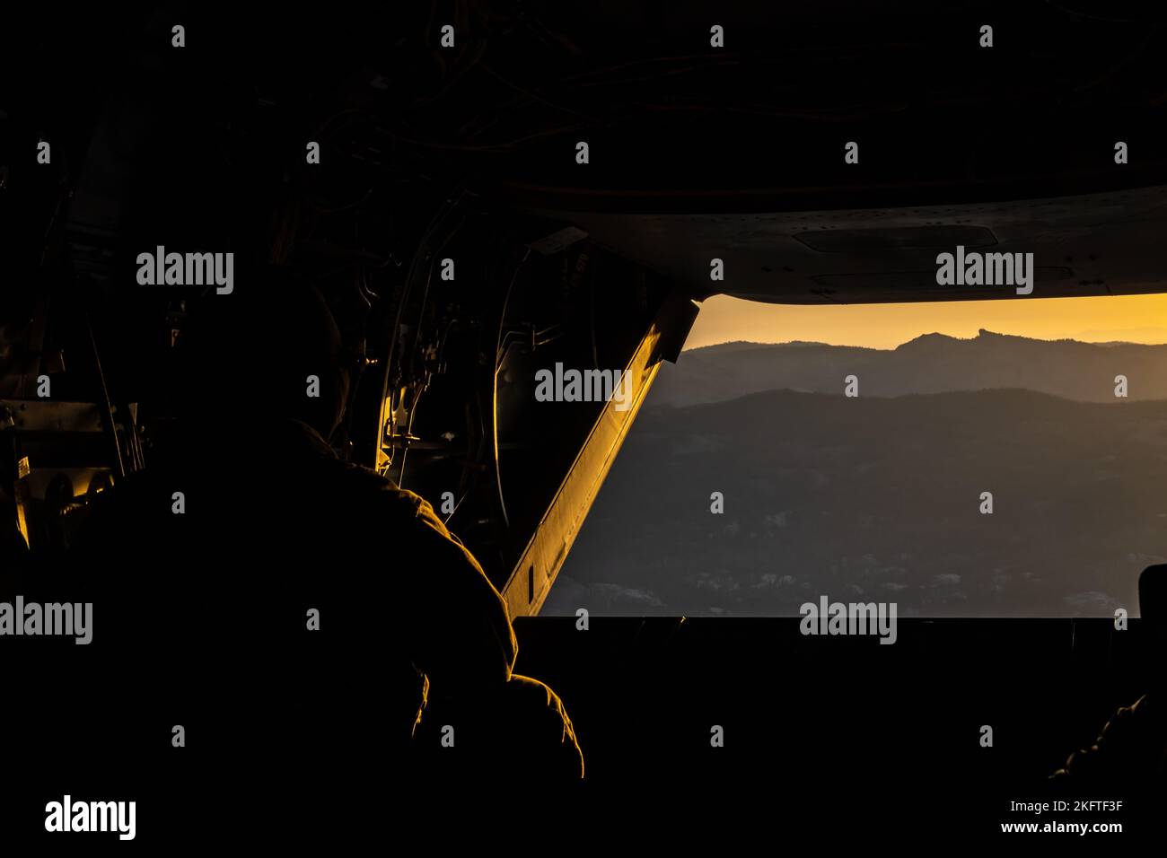 A U.S. Marine with Marine Medium Tiltrotor Squadron (VMM) 161, Marine ...