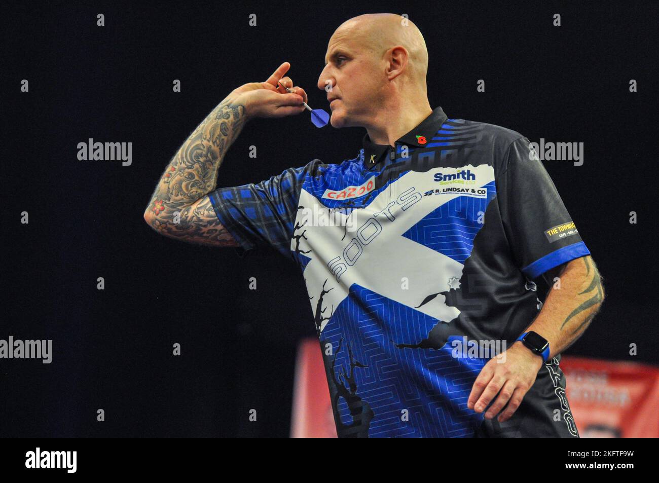 WOLVERHAMPTON, ENGLAND - NOVEMBER 12: Alan Soutar of Scotland during ...