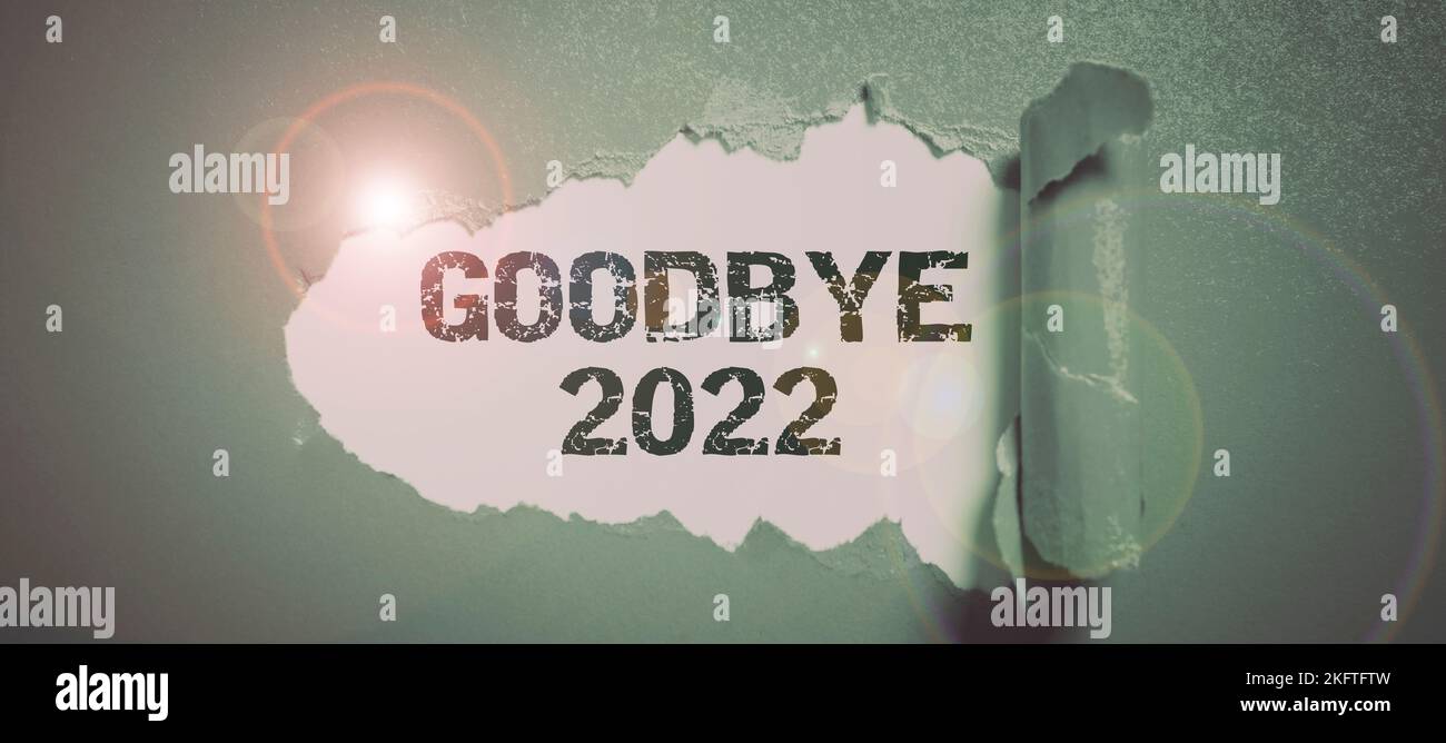 Conceptual caption Goodbye 2023. Business concept Merry Christmas ...