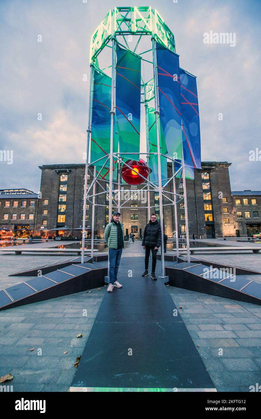 London UK 20 November 2022 Marcus Bader and Luka Murovec of Berlin ...