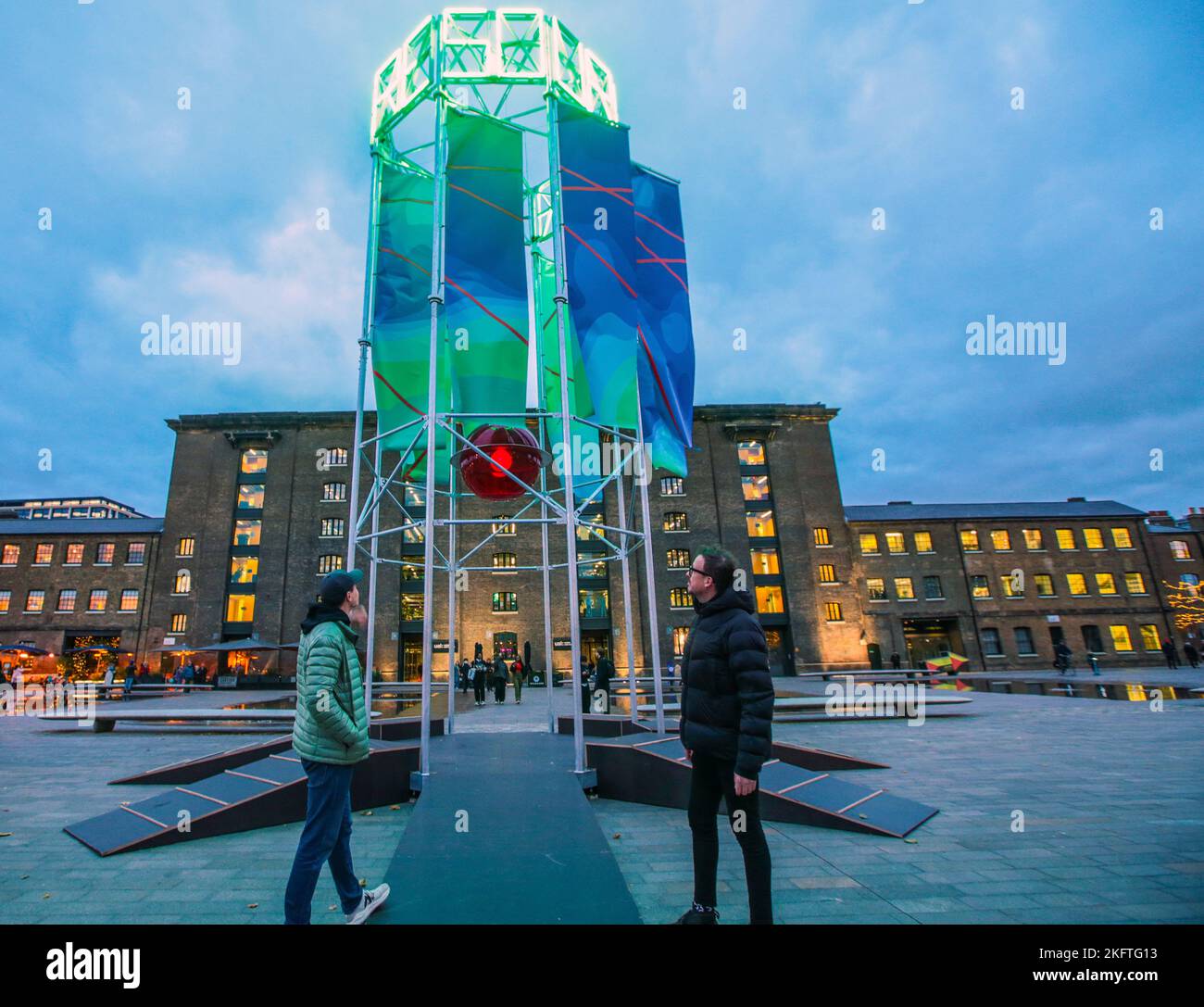 London UK 20 November 2022 Marcus Bader and Luka Murovec of Berlin ...