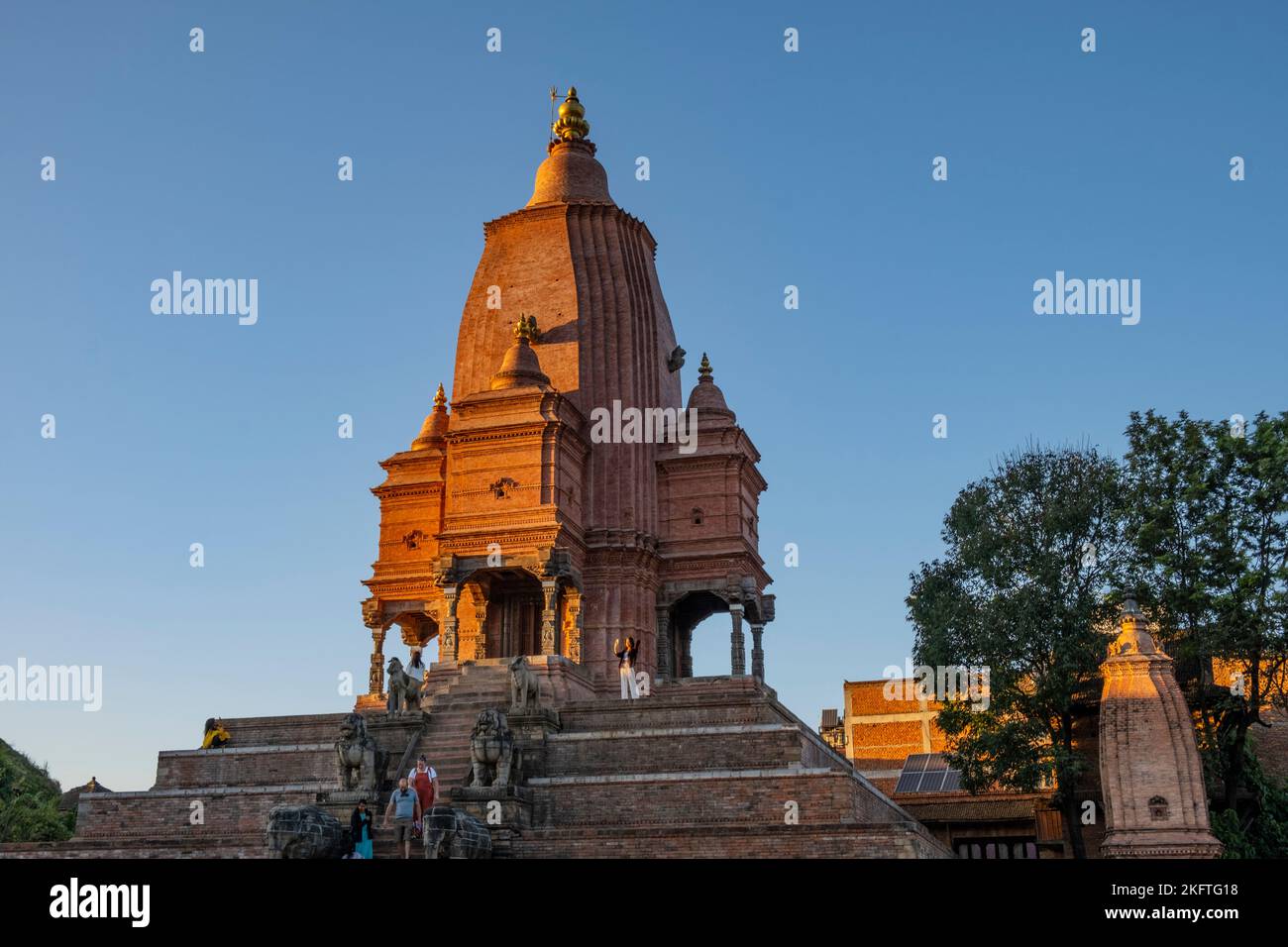 Nyatapola Temple in Bhaktapur City of Nepal Stock Photo - Alamy