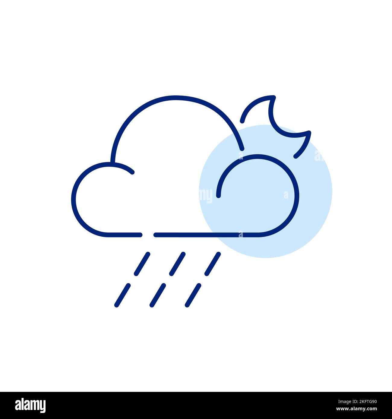 Hail falling Stock Vector Images - Alamy